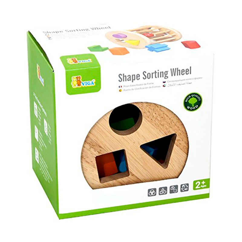 Dabdoob | VIGA Wooden Shape Sorting Wheel