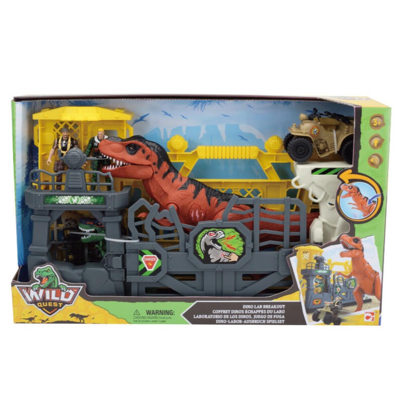 Dabdoob | Dino Valley Dino Lab Break Out Playset