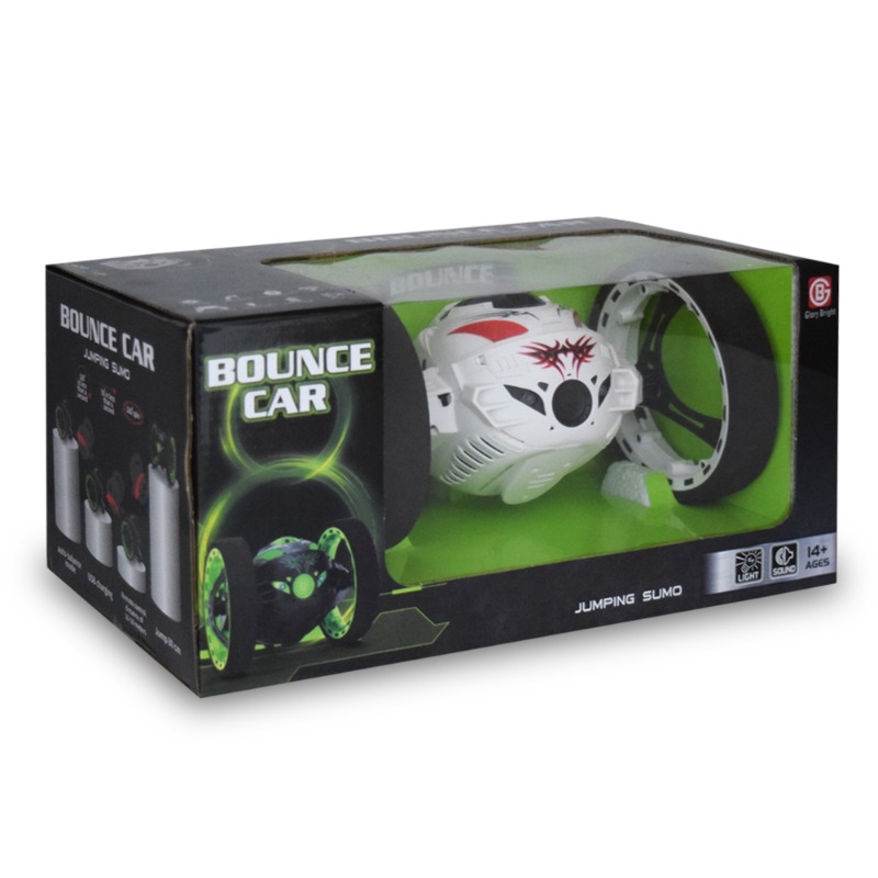 Dabdoob | Jumping Bounce Car with Flexible Wheels Rotation LED Light