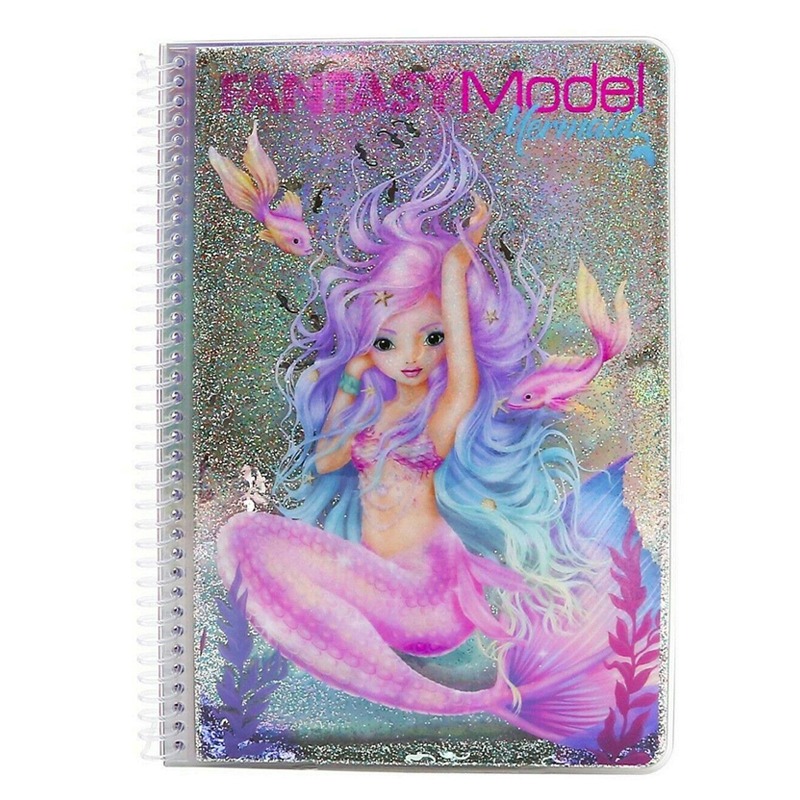 Dabdoob | TopModel Fantasy Model Colouring Book Mermaid