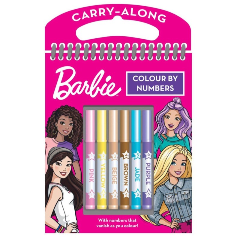 Dabdoob | Barbie Color By Numbers Set